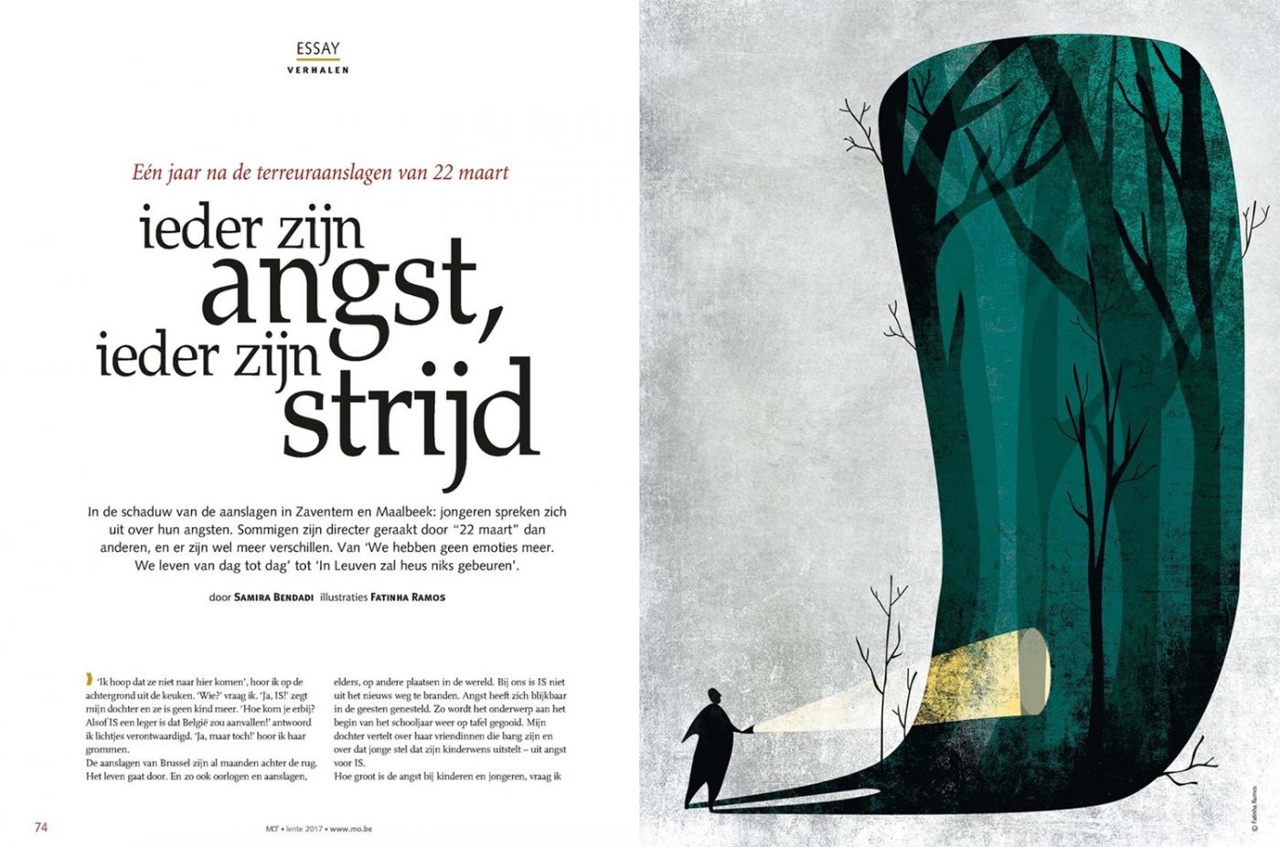 Fear - MO* Magazine - Fatinha Illustration